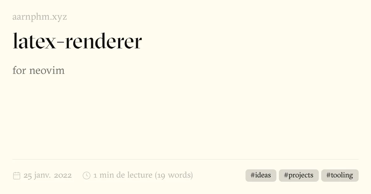 latex-renderer